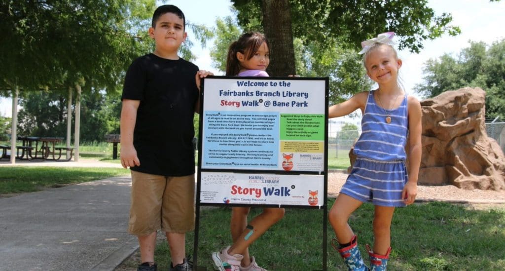 Take a Stroll Along StoryWalk at Bane Park | Harris County Public Library