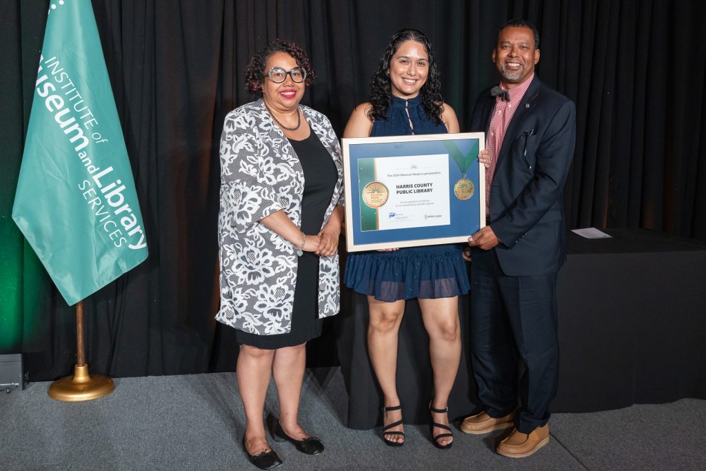 HCPL Receives National Honor at DC Ceremony | Harris County Public Library